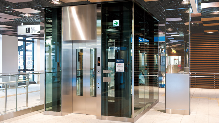 SENDAI SUBWAY TOZAI LINE | Elevator Photograph New Collection | TOSHIBA ...