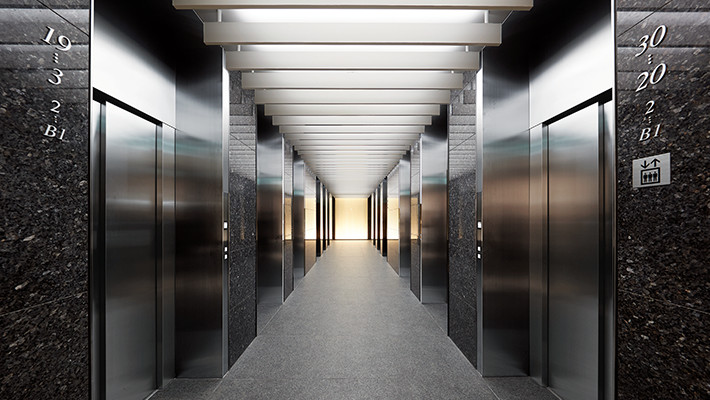 KACHIDOKI THE TOWER | Elevator Photograph New Collection | TOSHIBA ...
